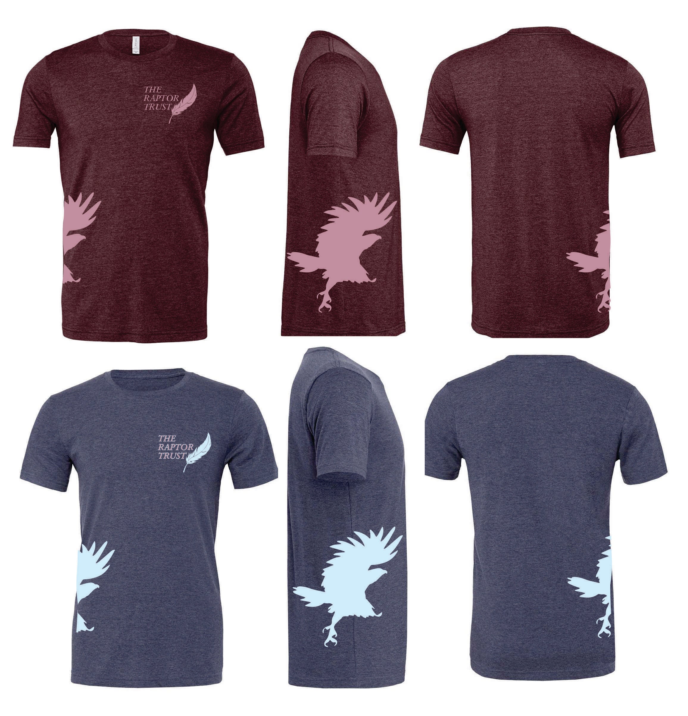 NEW! Adult Shirt, TRT Logo Side | The Raptor Trust
